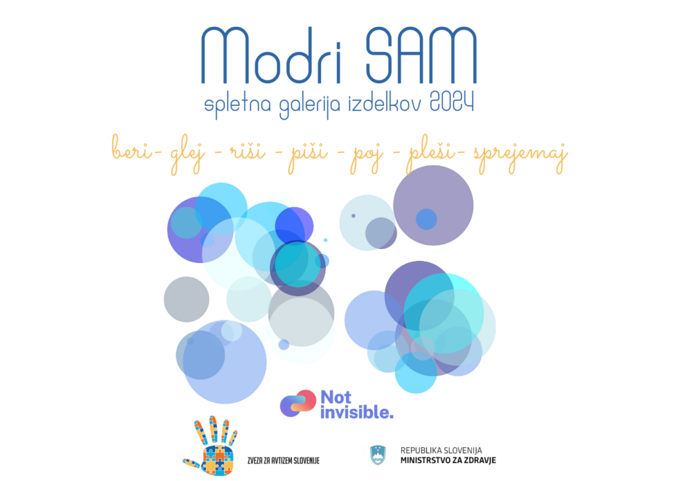 Modri SAM 2024 - galerija izdelkov - Zveza za avtizem Slovenije
